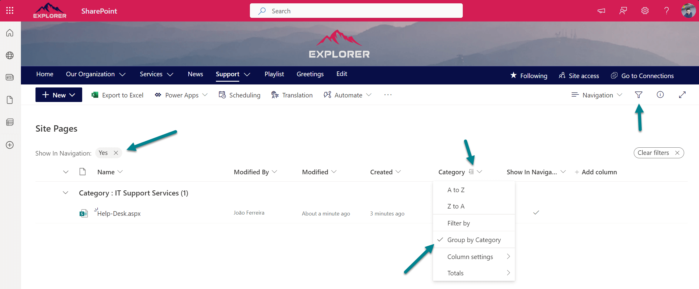 How to Create a Custom Vertical Navigation for SharePoint Pages - HANDS ON SharePoint